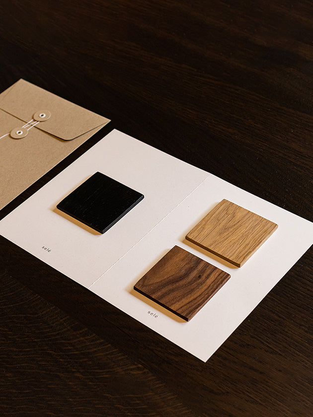 Wood sample box – Selé